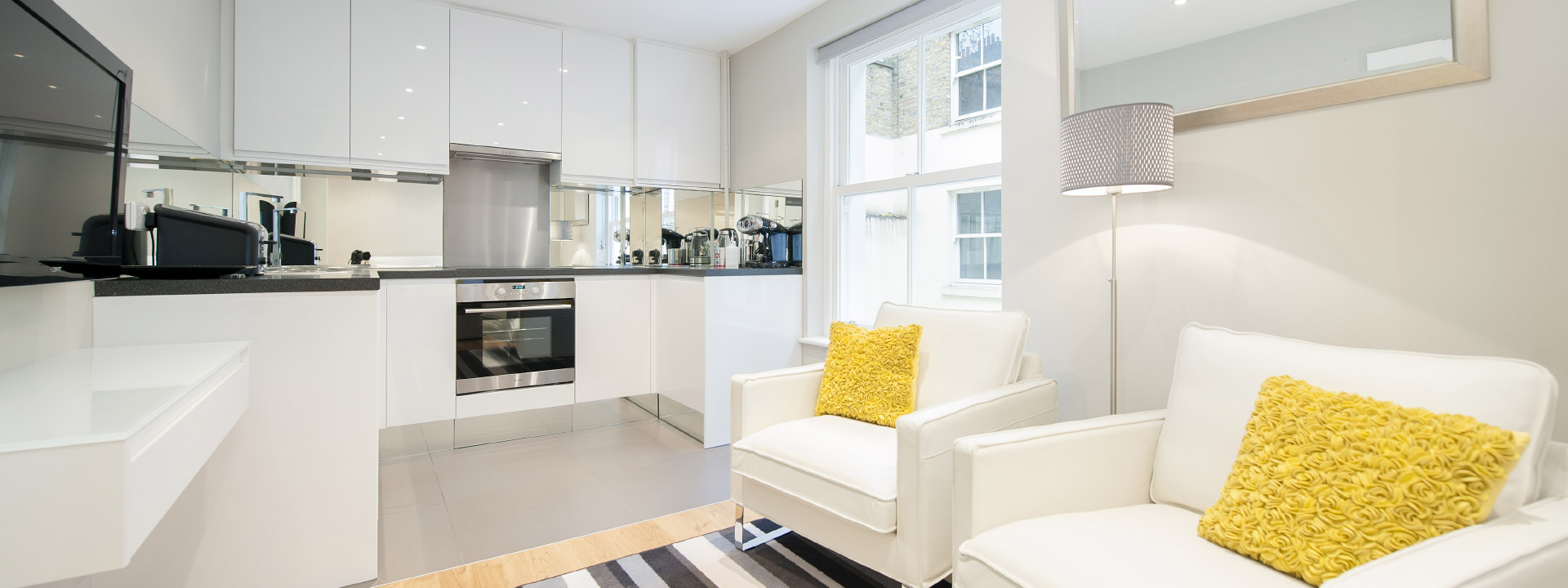 Open Plan One Bedroom London | The Harrington Collection